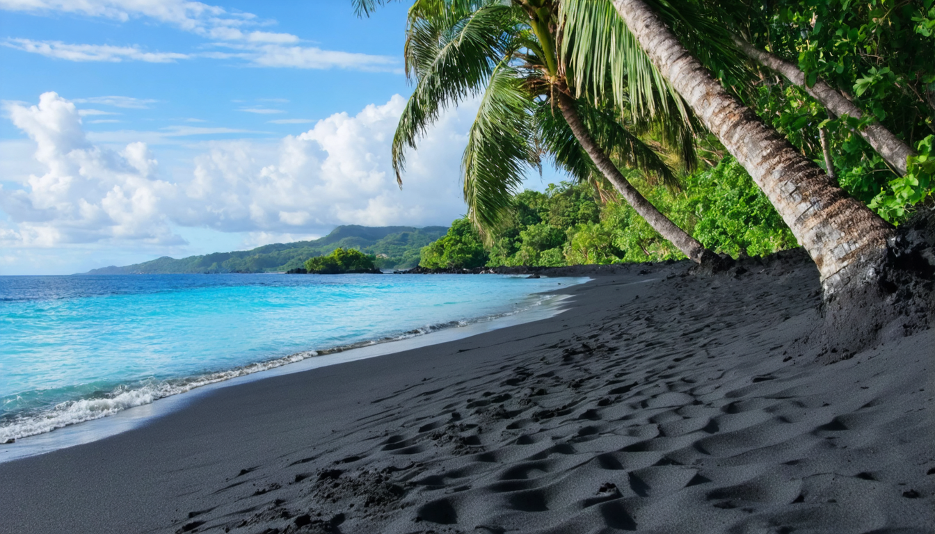 plages noires de martinique : un trésor naturel à couper le souffle