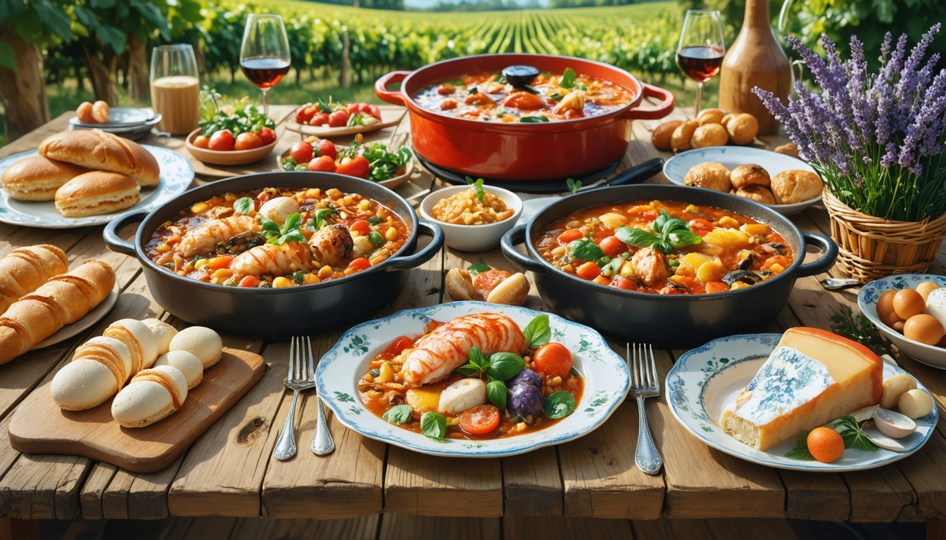 Saveurs de France : une aventure culinaire régionale